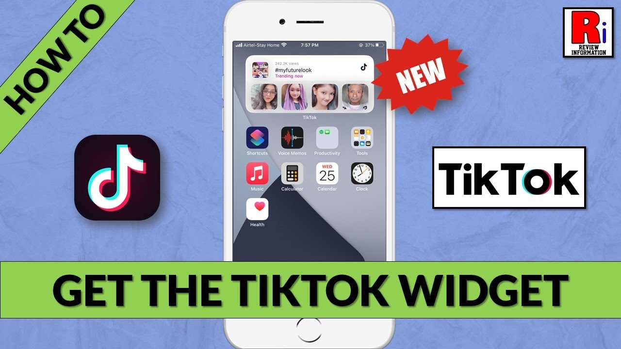 How to Get the TikTok Widget on iPhone - YouTube