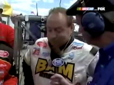 2003 Sirius 400 - Ken Schrader and Ricky Rudd crash - YouTube