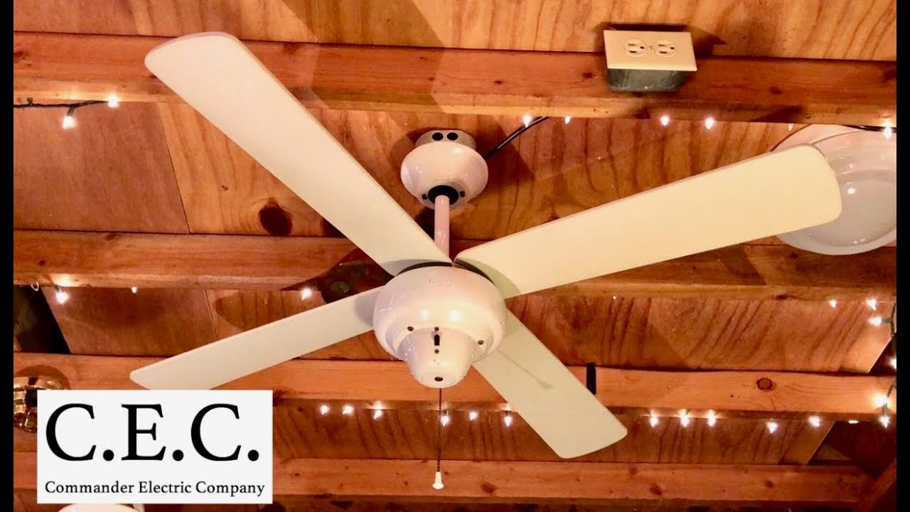 CEC "Model 305D" Ceiling Fan - YouTube