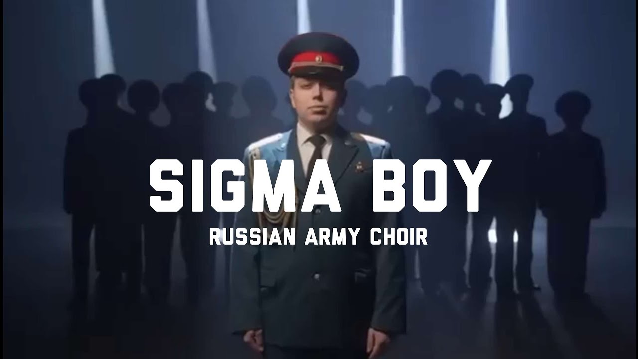 Russian Army Choir sings Sigma Boy - YouTube