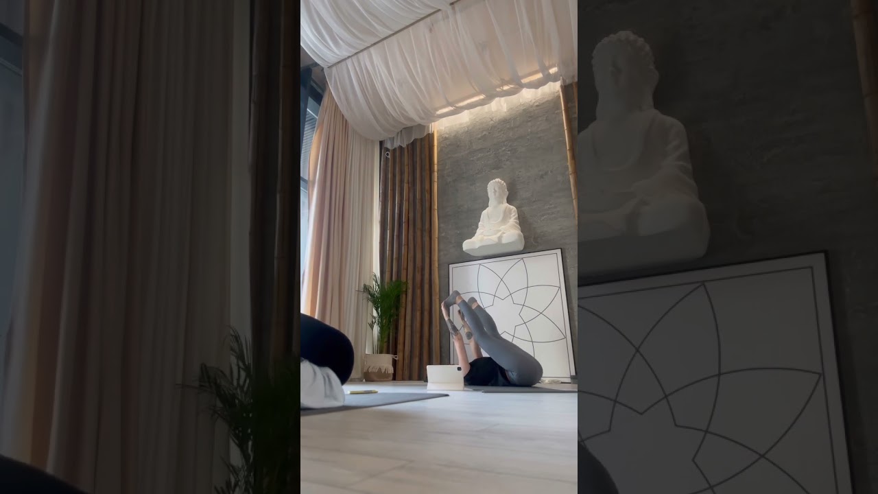 Yoga workout self adjustment system- гимнастика йогов - YouTube