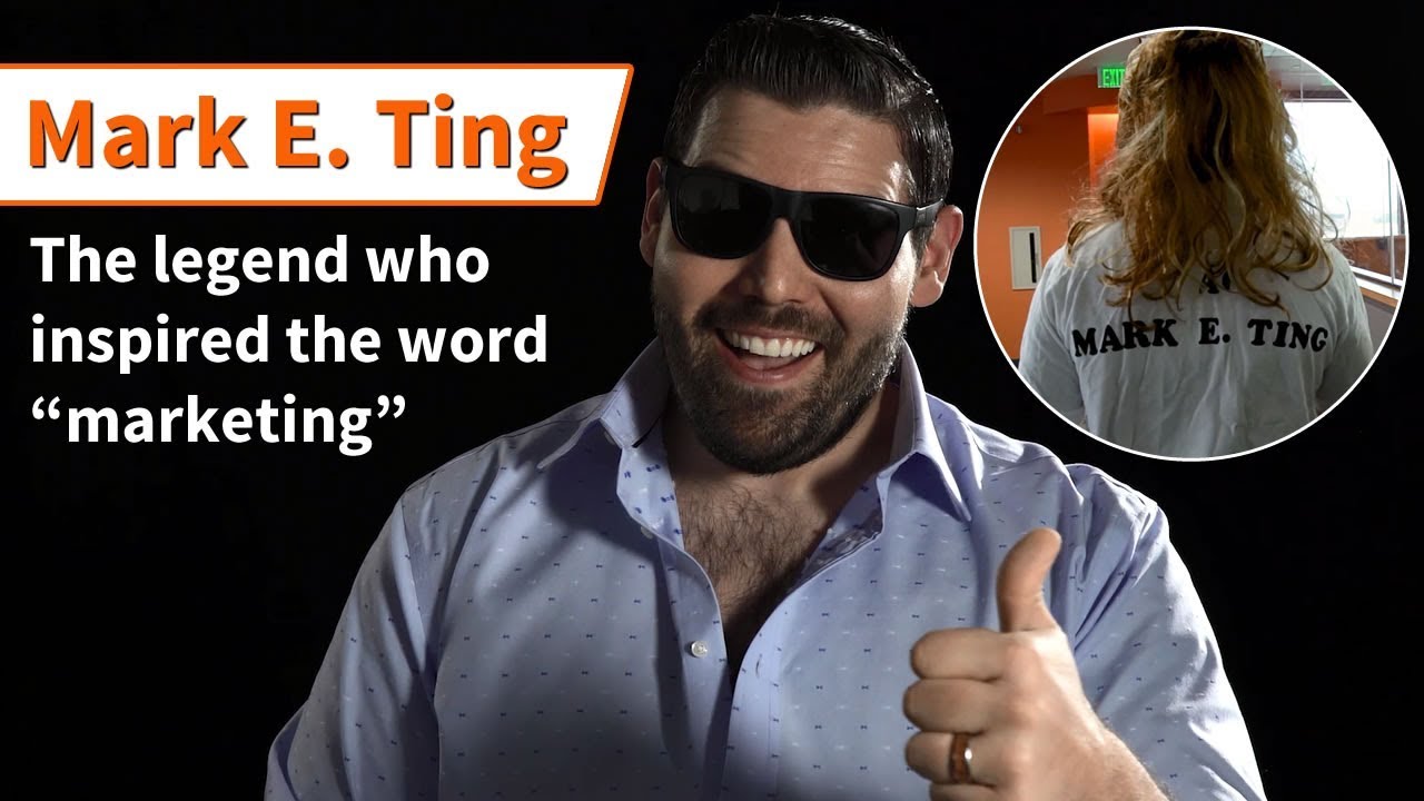 Mark E. Ting - The Man Who Inspired the Word "Marketing" - YouTube