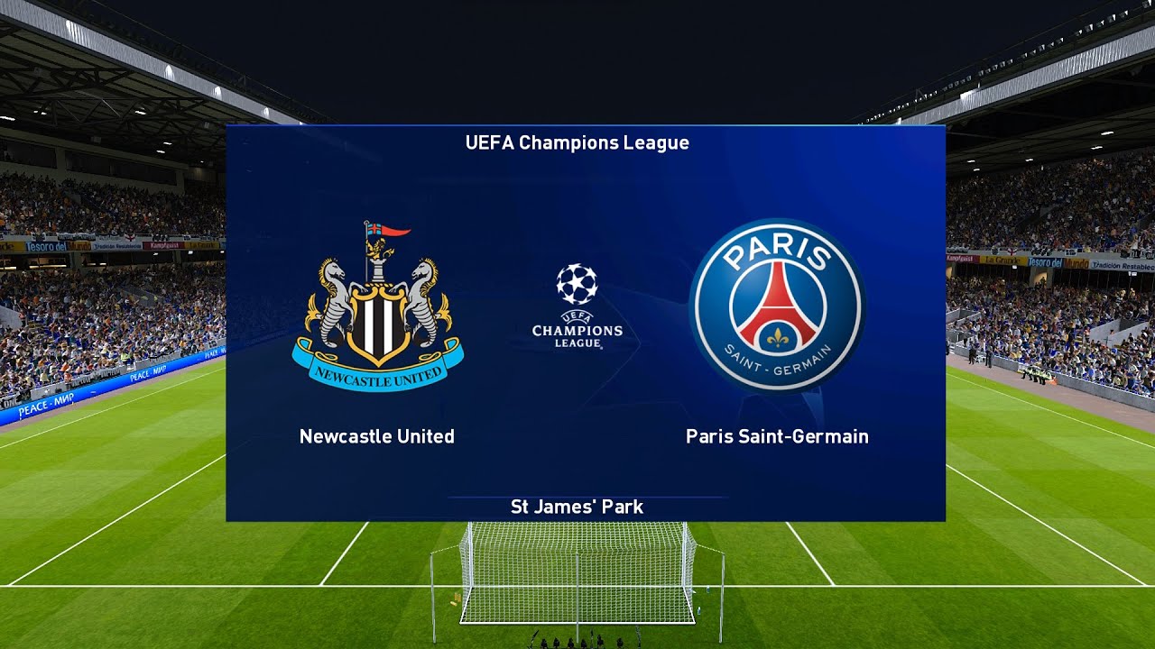 Newcastle – PSG | UEFA Champions League 2023/2024 Group Stage | PES ...