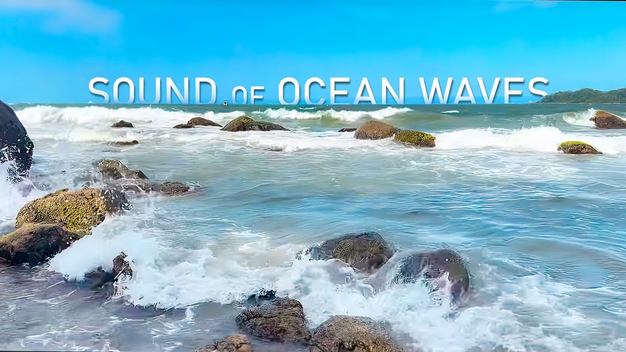 ATLANTIC OCEAN. VIDEO OF CALMING AND RELAXING SOUNDS OF OCEAN WAVES ...