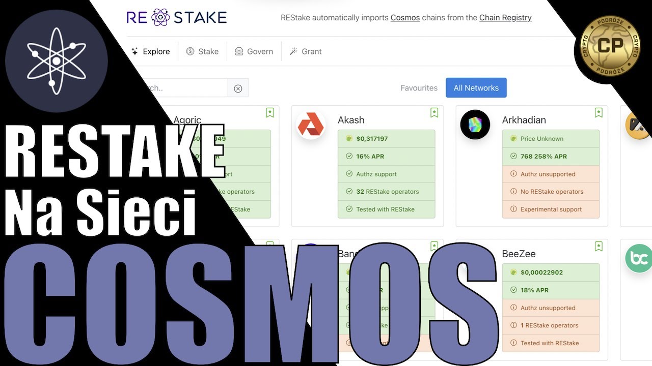 Auto-Reinwestycja na sieci Cosmos - Restake.App | RESTAKE automatycznie ...