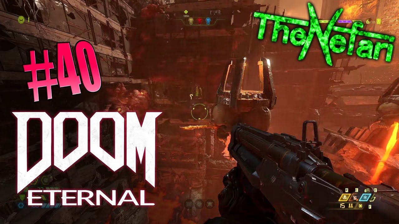Doom Eternal Let's Play #40 Secret at Lava Pit in Super Gore Nest - YouTube