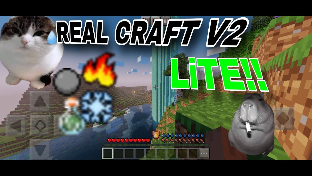REAL CRAFT LiTE V2 mới nhất cho Minecraft PE - YouTube