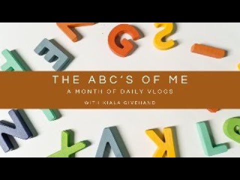 Vlogging in April - The ABCs of Me - Watercolor, Washi Tape, Wraparound ...