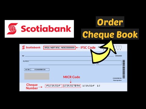 Order Cheque Book Scotia Bank | Scotiabank Blank Personalized Cheque ...