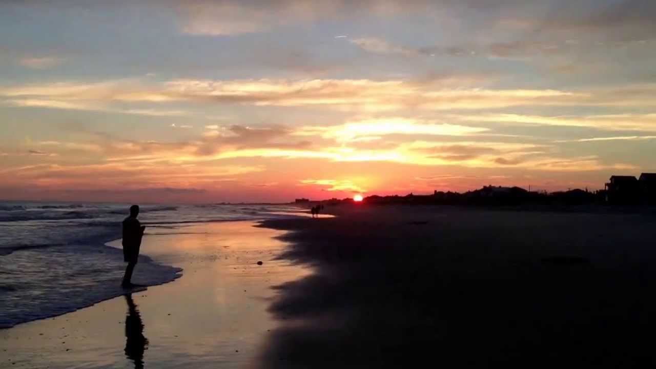 Atlantic beach sunset! - YouTube