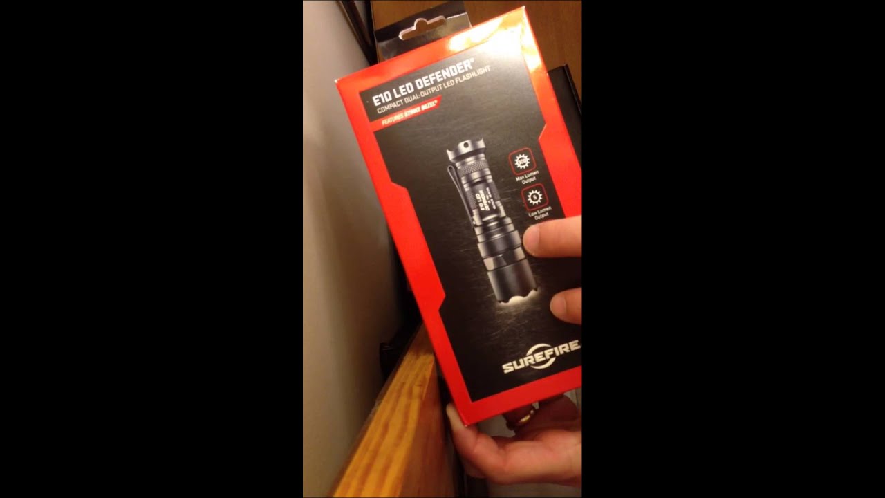 Surefire E1D LED Defender Flashlight - YouTube