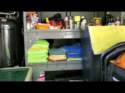 AUTO DETAILING VAN SETUP - YouTube