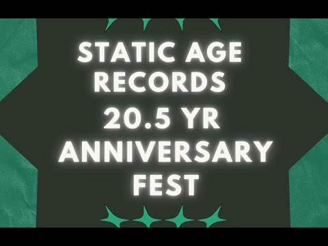 Static Age 20.5 yr. Anniversary Fest Day 3 LIVE at Static Age Records 6 ...