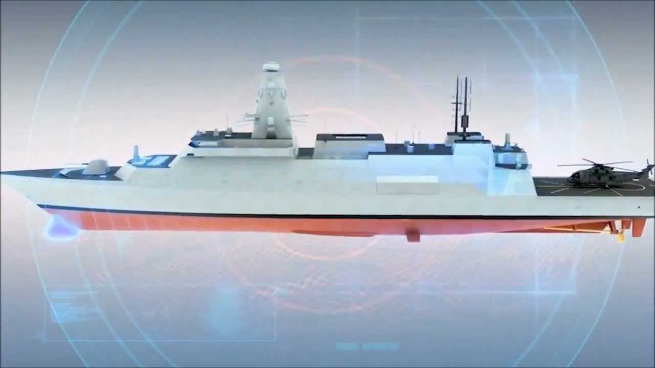 BAE Systems - Type 26 Global Combat Ship Simulation [720p] - YouTube