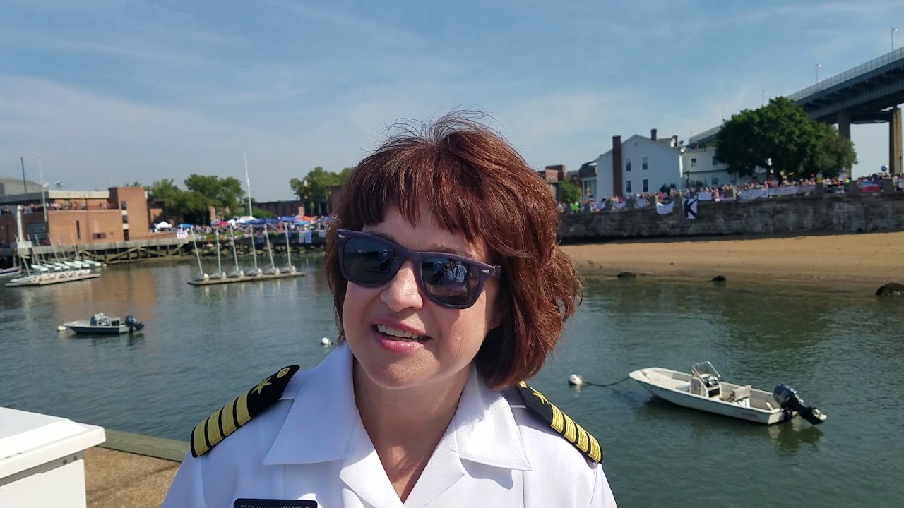 Capt. Catie Hanft, a Navy Officer Serving at SUNY Maritime College ...