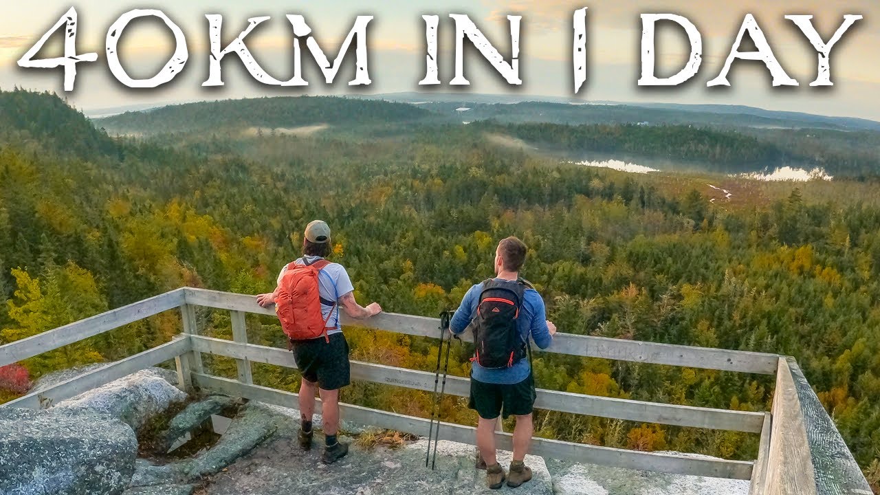 An Epic 40km Adventure | Mountains of Nova Scotia Part 6 - The Ridge ...