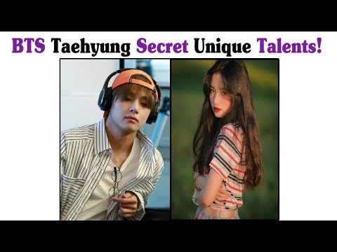 7 secret unique Talents of BTS Taehyung you never know Before !😱 - YouTube