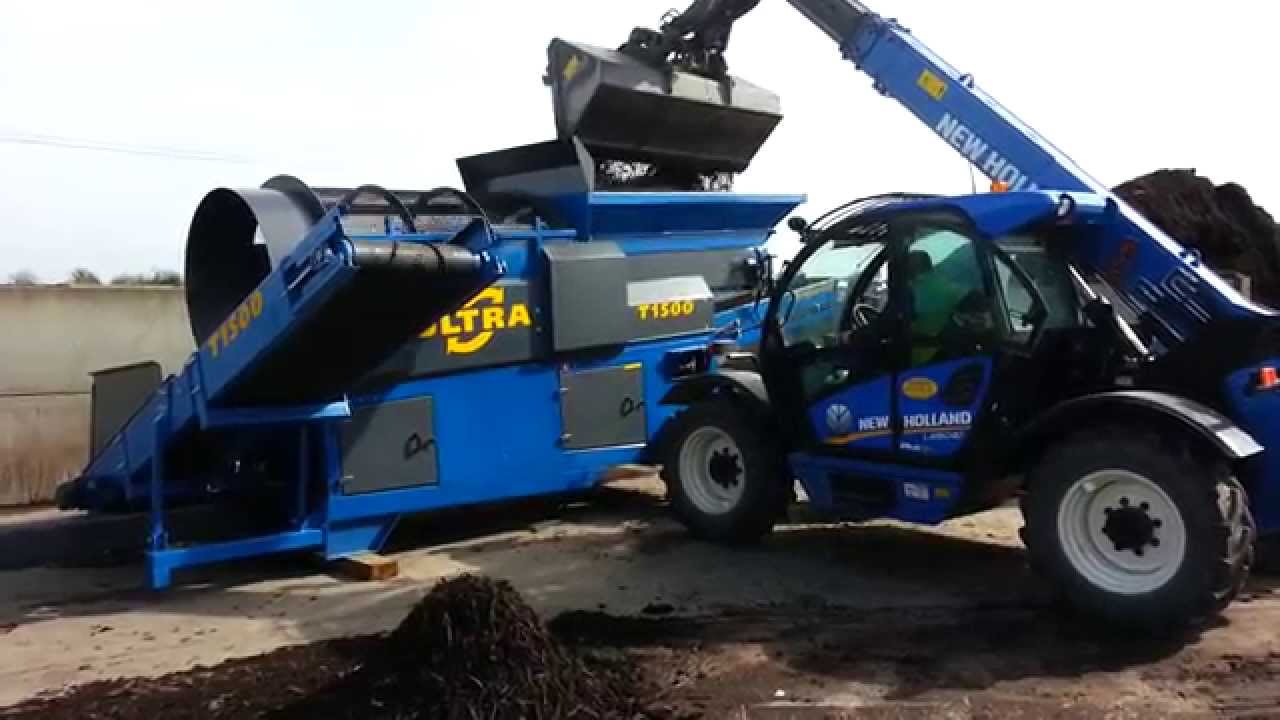 Mobile trommel screen - Trommel screener, compost screen, compact ...