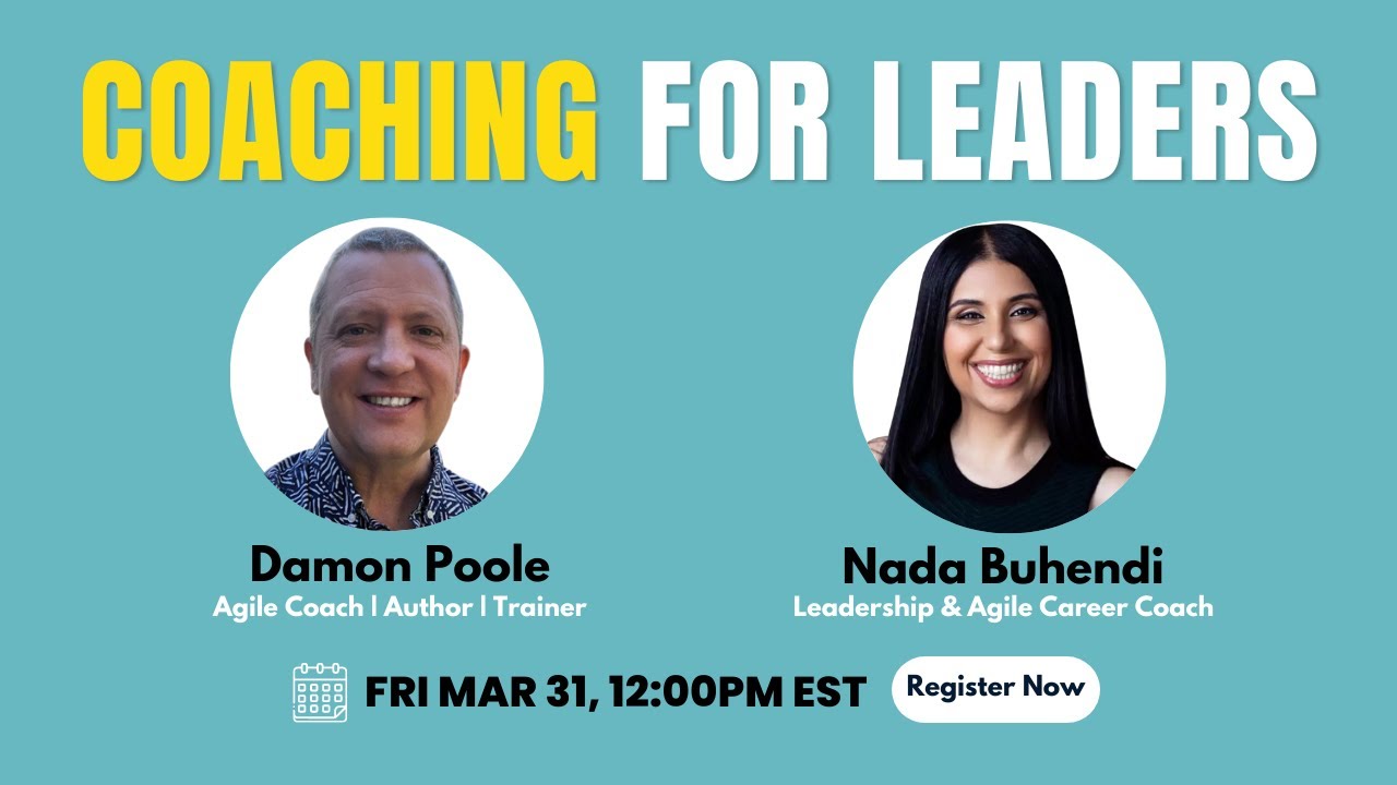 Coaching Skills for Agile Leaders Who Want to Influence | Nada Buhendi ...