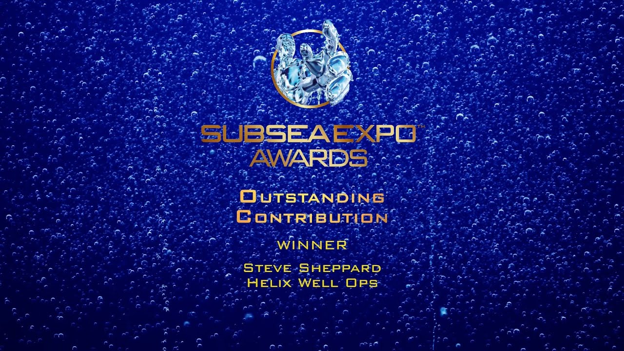 Subsea Expo Awards 2025 – Steve Sheppard, Helix Well Ops winner ...