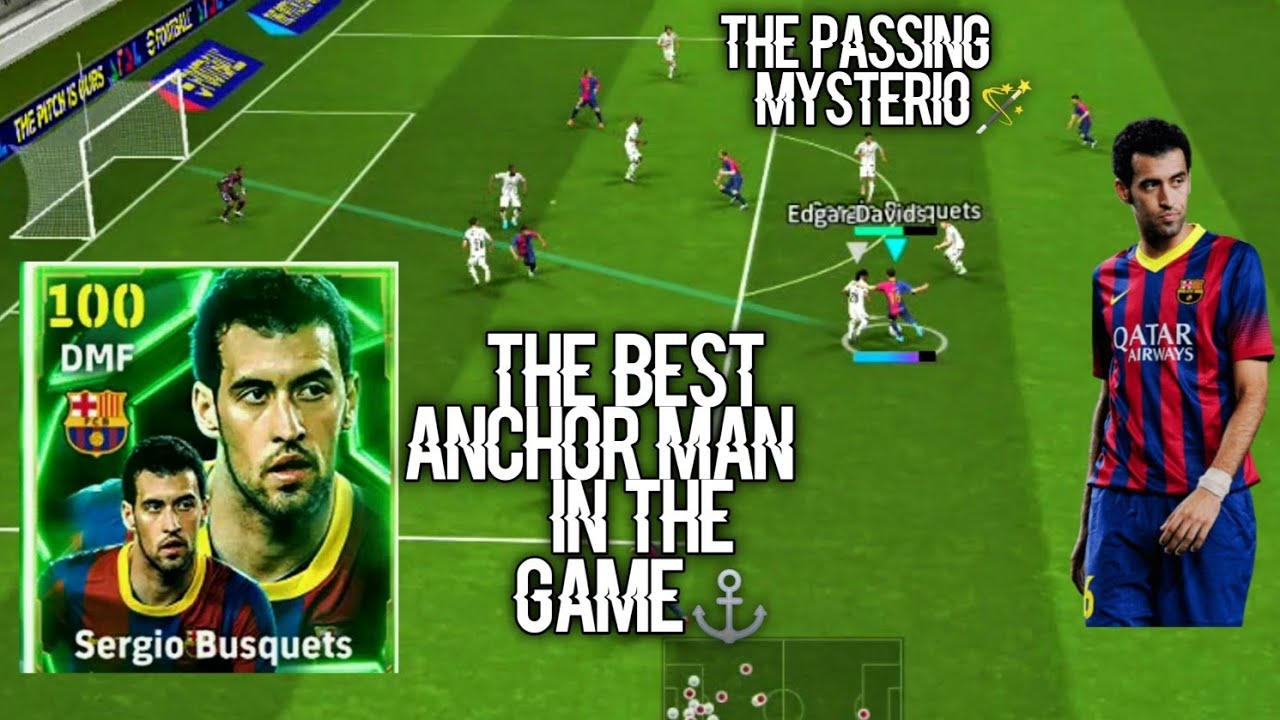 ⚓SERGIO BUSQUETS VISIONARY PASSING BEST ANCHOR MAN IN THE GAME - YouTube