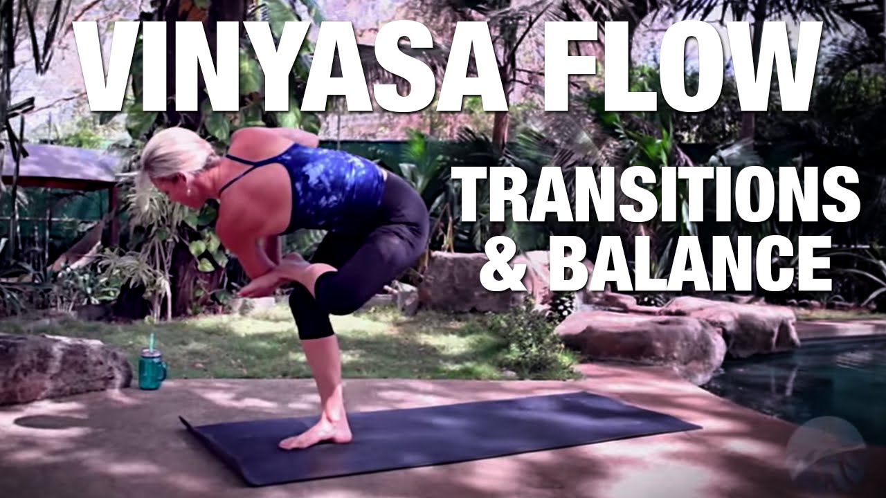 Transitions & Balance Vinyasa Flow Yoga Class - Five Parks Yoga - YouTube