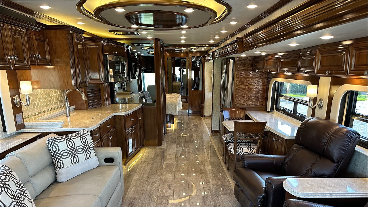 2018 Newmar Essex 4553 Luxury Coach Walk Around! - YouTube