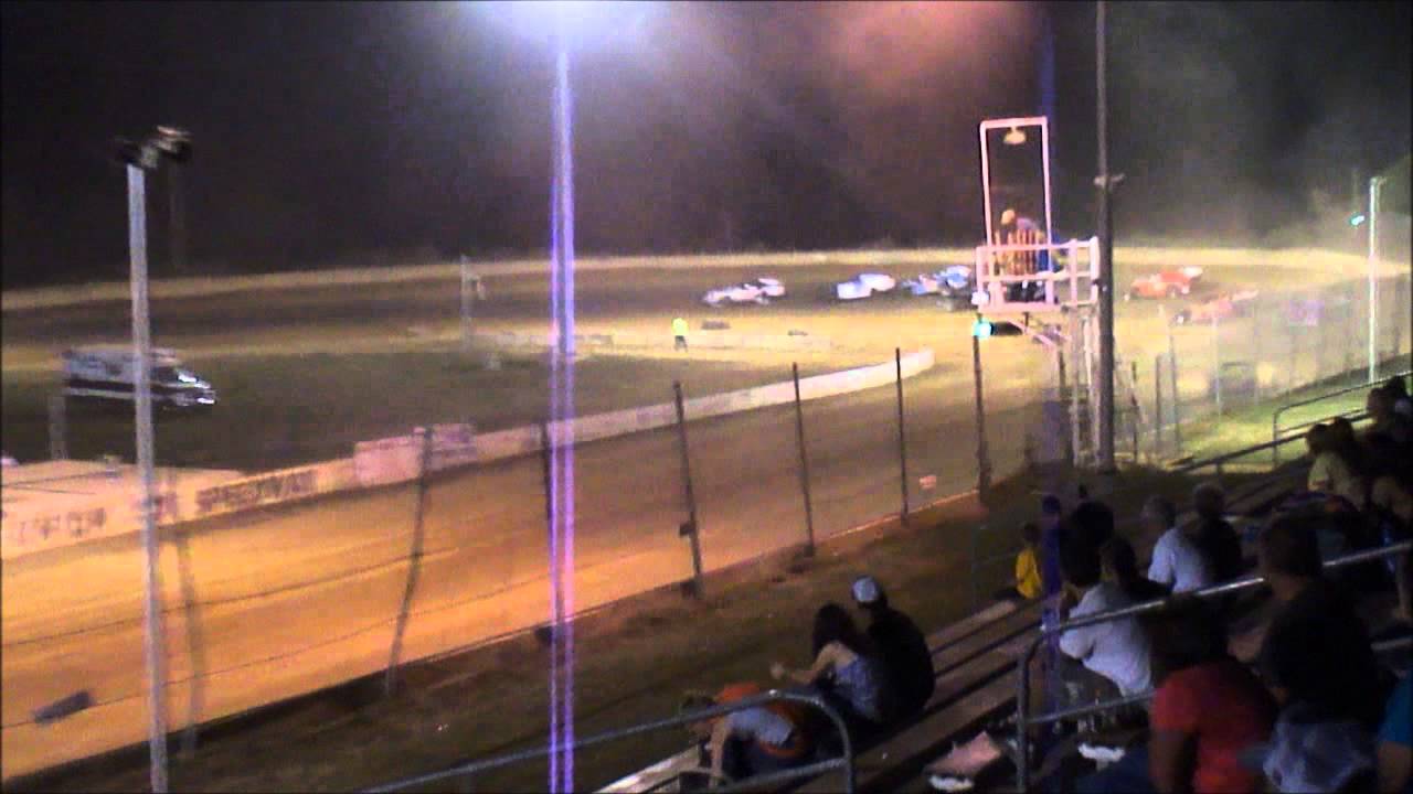 UNION COUNTY SPEEDWAY 8-30-13 Modified Feature Race & 2nd Place for 77 ...