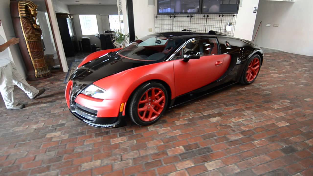 Matte Red Bugatti Vitesse - YouTube