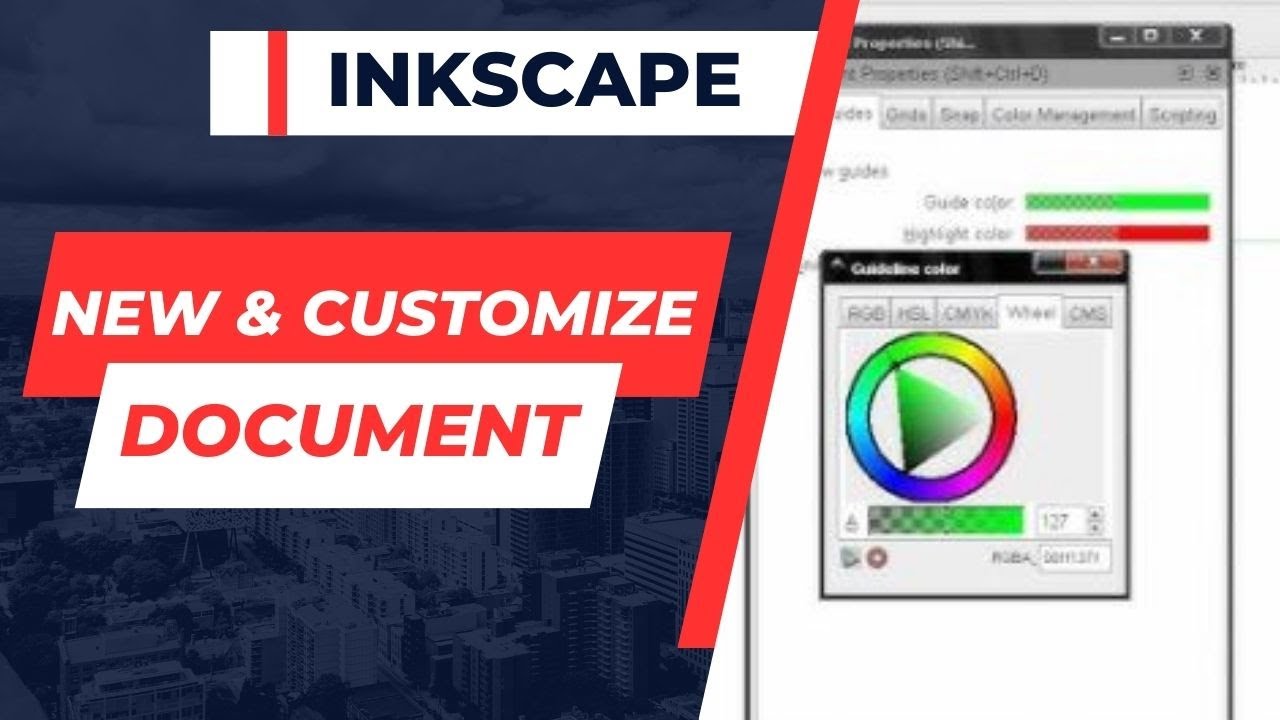 Inkscape Basics - How to Create a New & Customize Document - YouTube