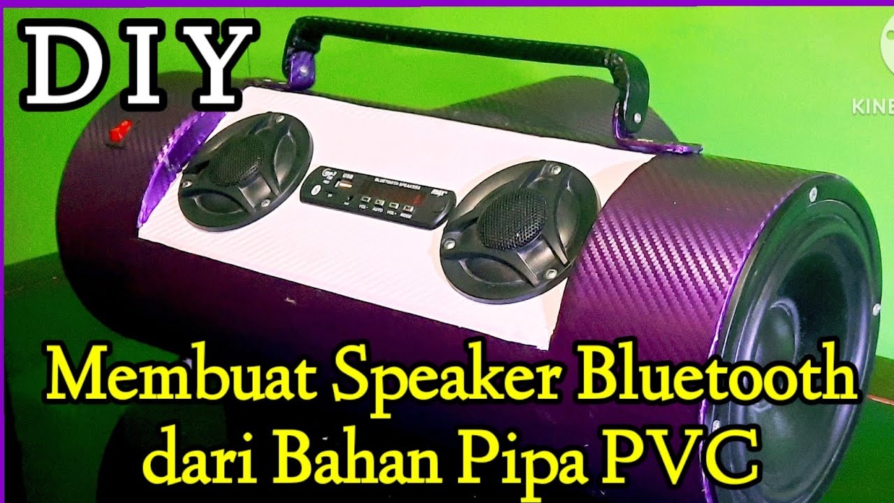 Membuat Speaker Bluetooth Boombox dari Pipa PVC 6 Inch - YouTube