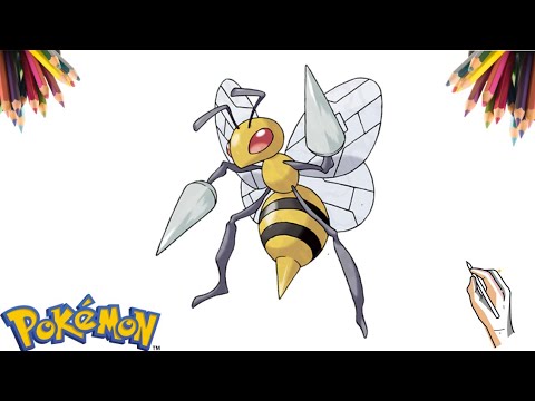 COMO DESENHAR O POKÉMON BEEDRILL | HOW TO DRAW POKEMON BEEDRILL - YouTube