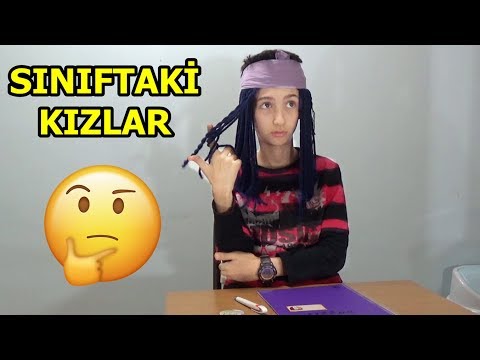 SINIFTAKİ KIZLARIN ANLAMSIZ DAVRANIŞLARI - VİNE PARODİ