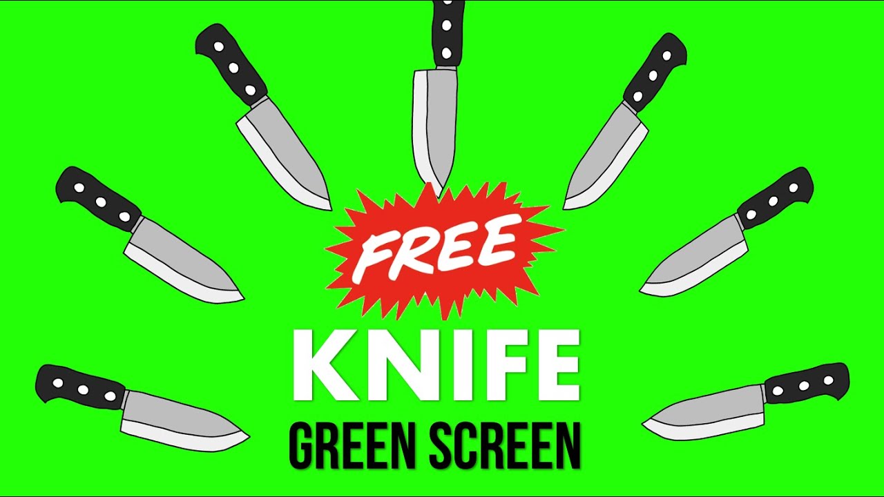 KNIFE SLASH GREEN SCREEN EFFECT || NO COPYRIGHT KNIFE ANIMATION - YouTube