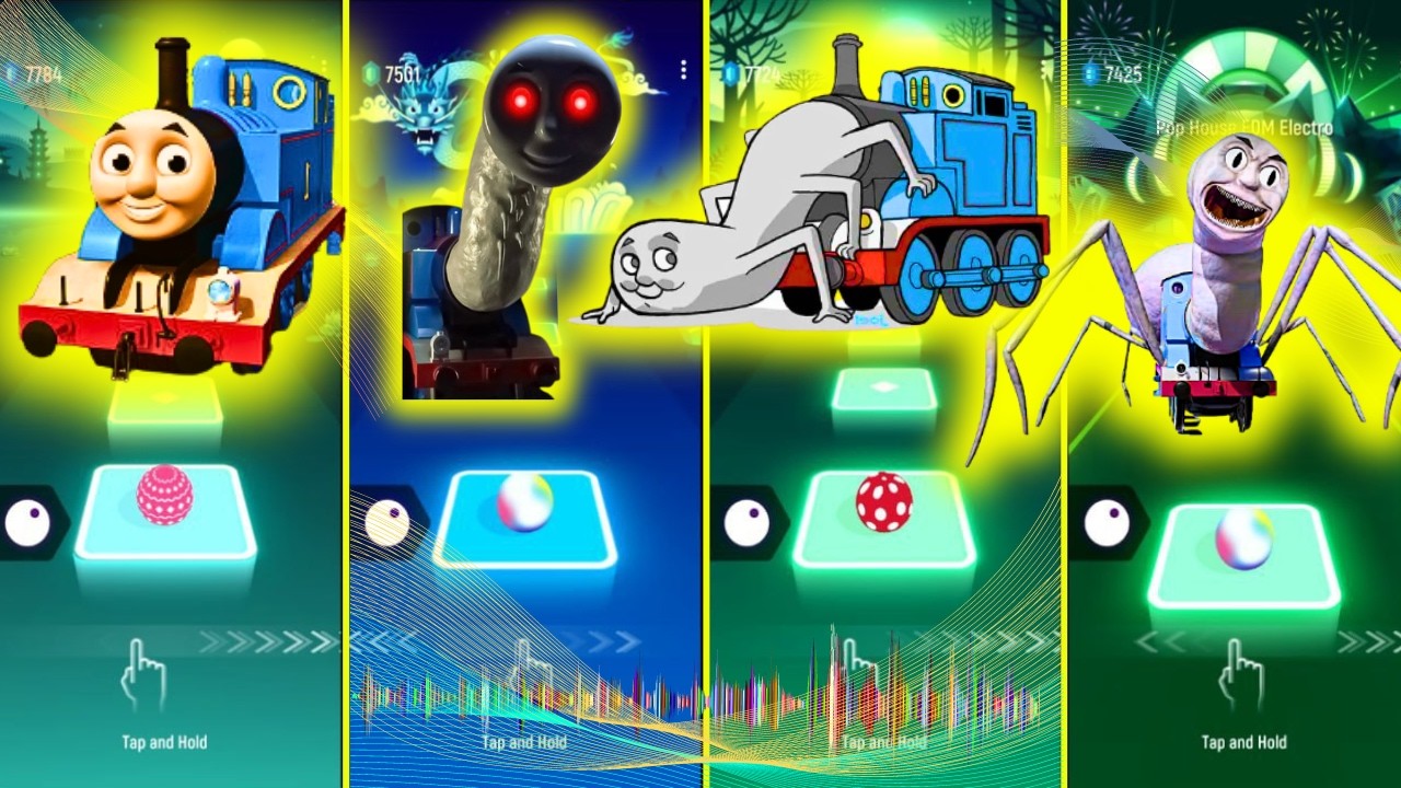 Thomas The Train vs Evil Thomas vs Thomas Train Exe vs Spider Thomas ...