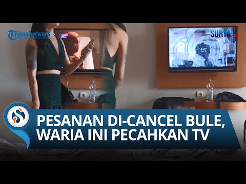 VIRAL! Waria Ngamuk Di-cancel Bule Sampai Pecahkan TV, Netizen: Pesan Wonder Women yang Datang Thor