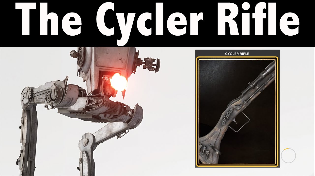 Battlefront: Cycler Rifle Star Card - YouTube