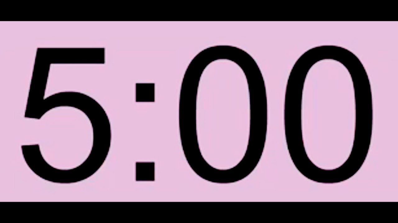 Countdown 5 Minutes - YouTube