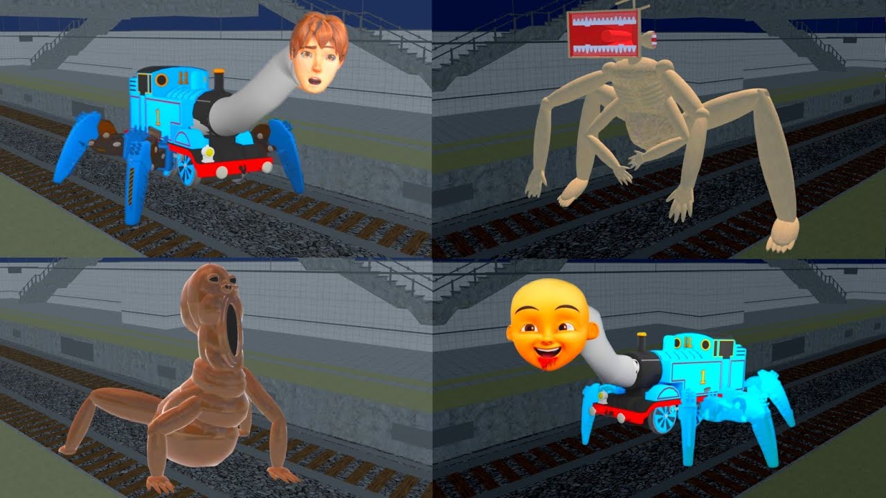 Compilatio There's Horror Secret Place Thomas Train Yuta Upin VS ...