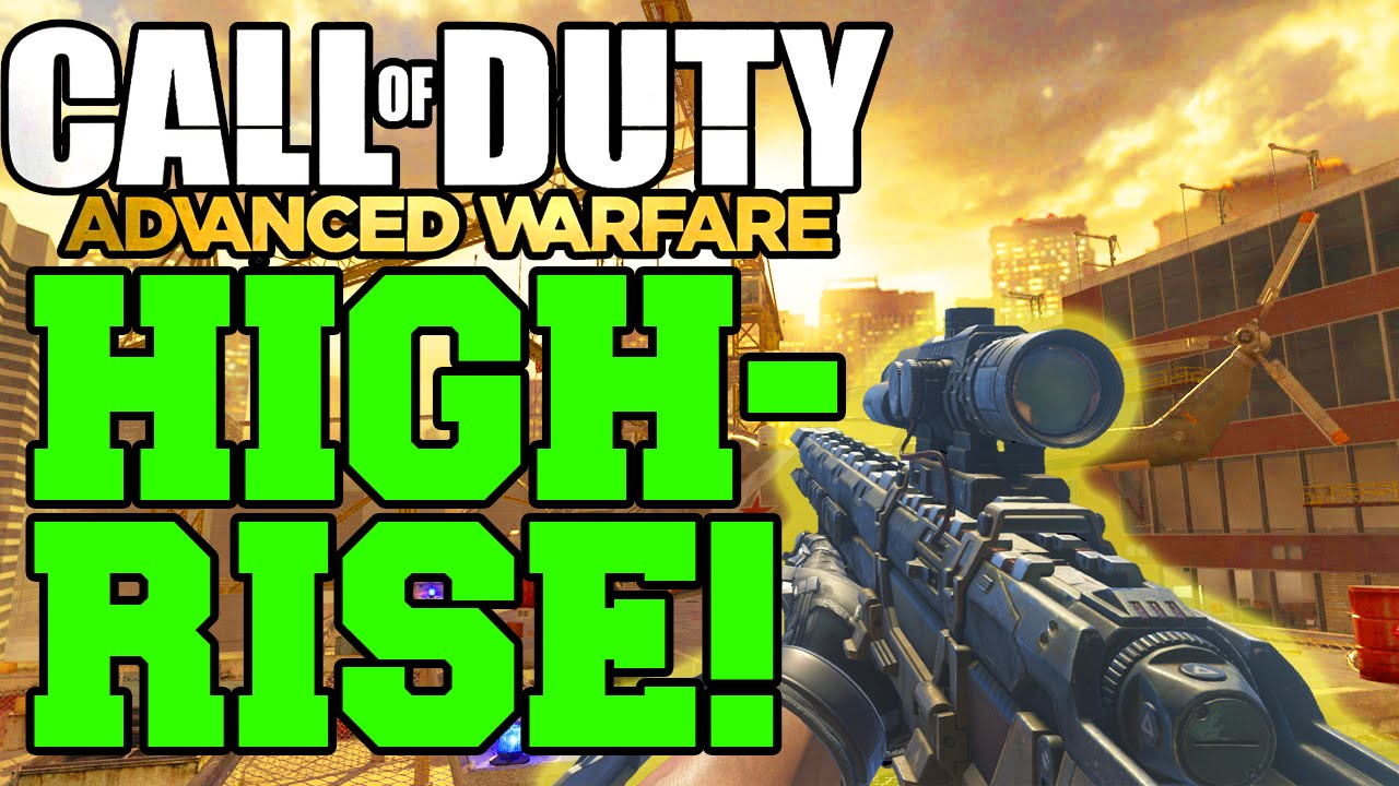 Advanced Warfare HIGHRISE MAP - New "Skyrise" DLC 3 Gameplay (Call of ...