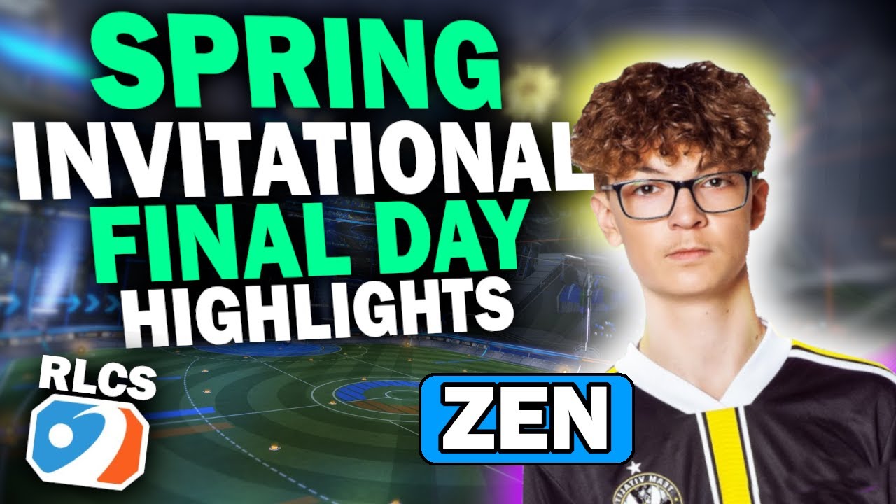 ZEN DESTROYS EUROPE WITH VITALITY | RLCS Spring Invitational Best ...