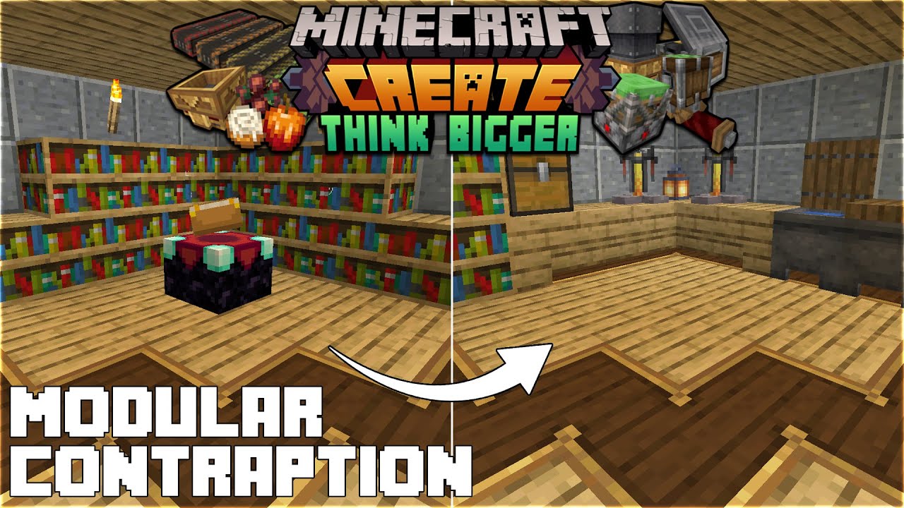 Surviving With Create 0.3.1 :: E24 - Modular Utility Contraption - YouTube