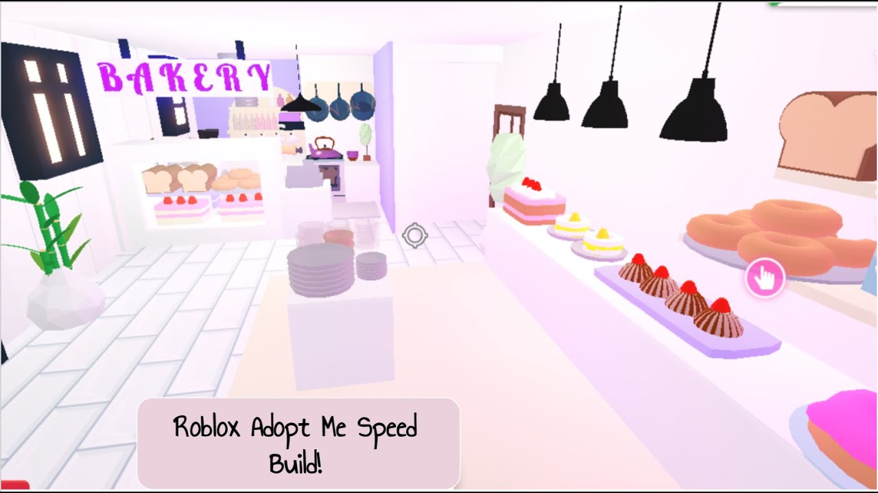 Cute lavender bakery speed build (Family Home) 💜 - Roblox Adopt Me ...
