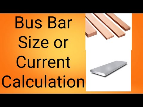 Busbar Size calculation || Busbar current calculation - YouTube
