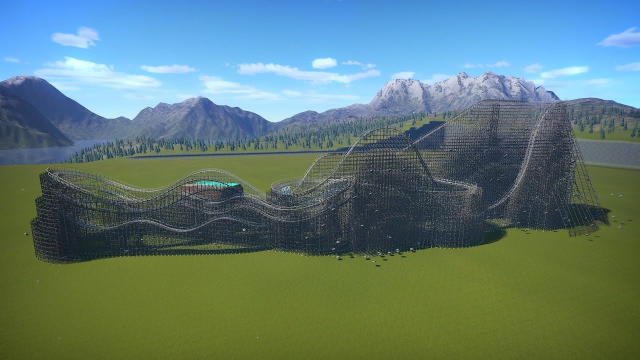 [플래닛 코스터] T-EXPRESS 티익스프레스 낮버전 고화질 (에버랜드) - YouTube