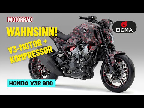 Honda V3R 900 E-Compressor – Das revolutionäre Naked-Bike auf der Eicma 2025!