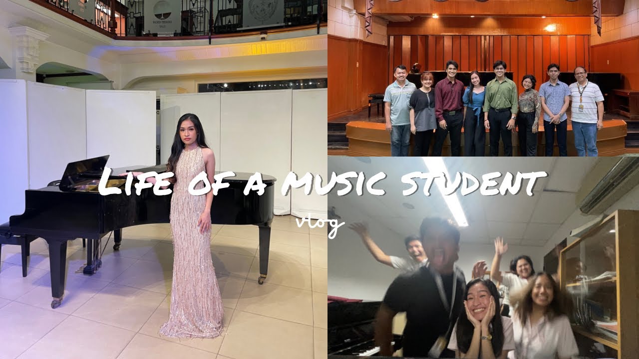 Life of a music student (UST Conservatory of Music) + Tour in UST ...