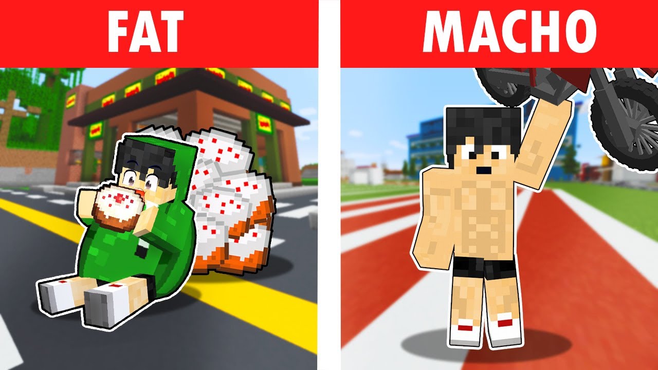Esoni Fat to Macho FULL STORY | MINECRAFT OMOCITY (Tagalog) - YouTube