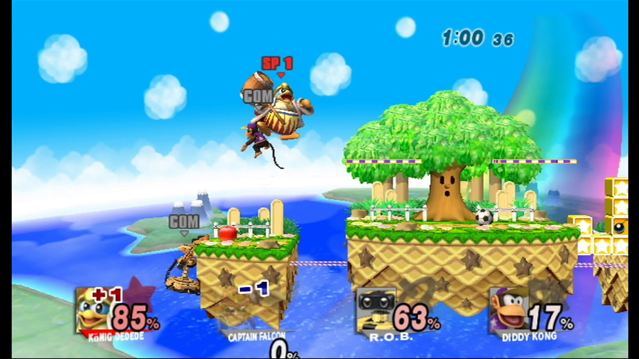 Super Smash Bros. Brawl - Green Greens - YouTube