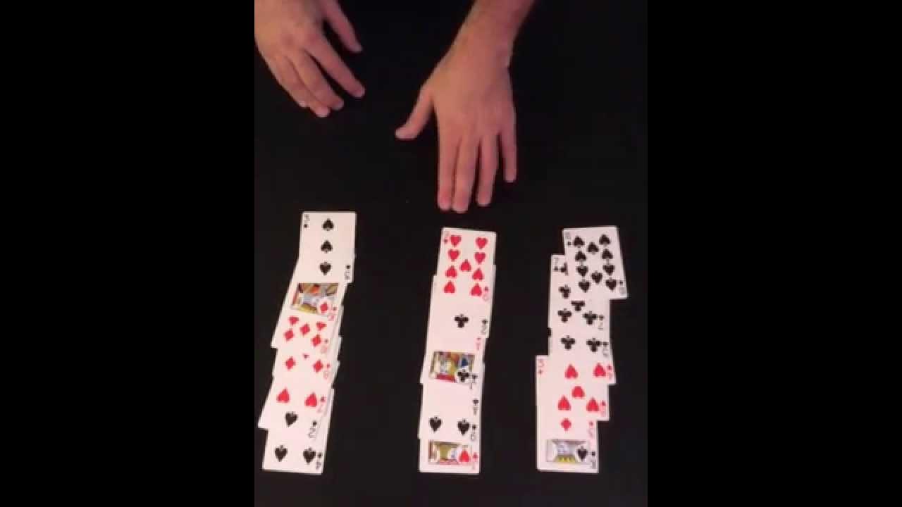 21 Cards Magic Trick - YouTube